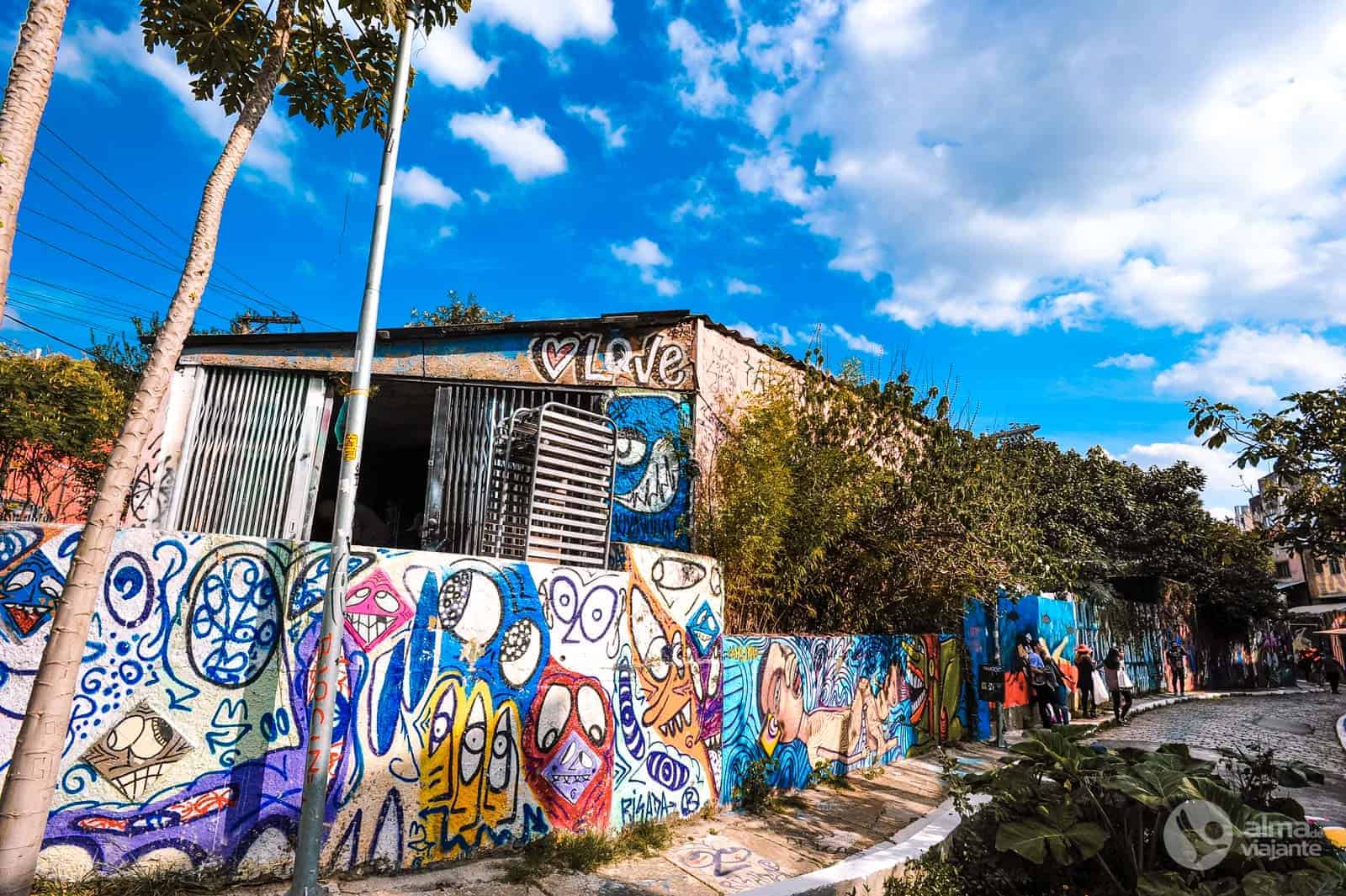 Beco do Batman, arte urbana na Vila Madalena (São Paulo)
