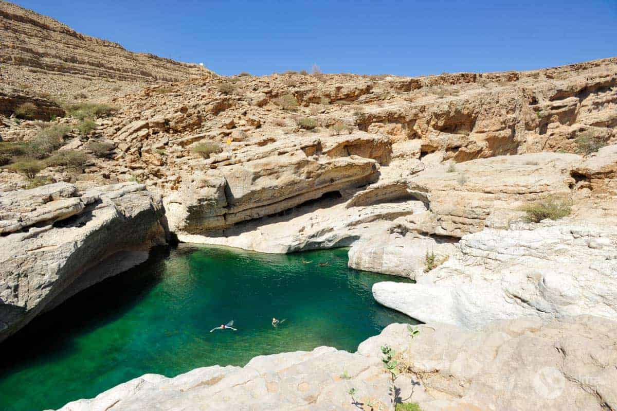 Wadi Bani Khalid, o wadi mais famoso de Omã